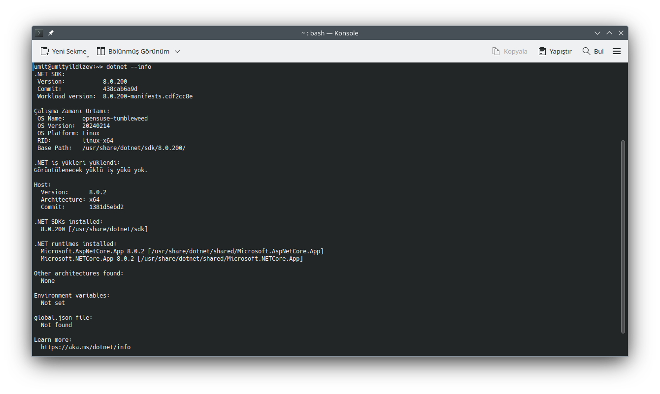 openSUSE Tumbleweed 'e adım adım Unityhub kurulumu. (Zypper paket ...